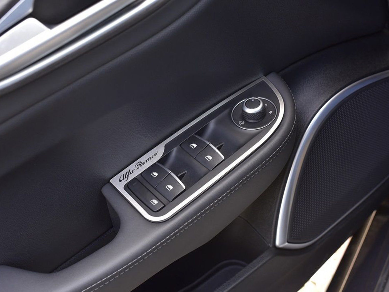 Alfa Romeo GIULIA Door Control Switches Cover 4pcs Custom | Etsy