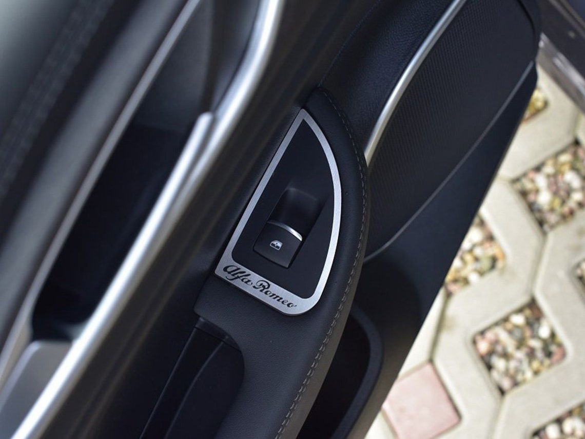 Alfa Romeo GIULIA Door Control Switches Cover 4pcs Custom | Etsy