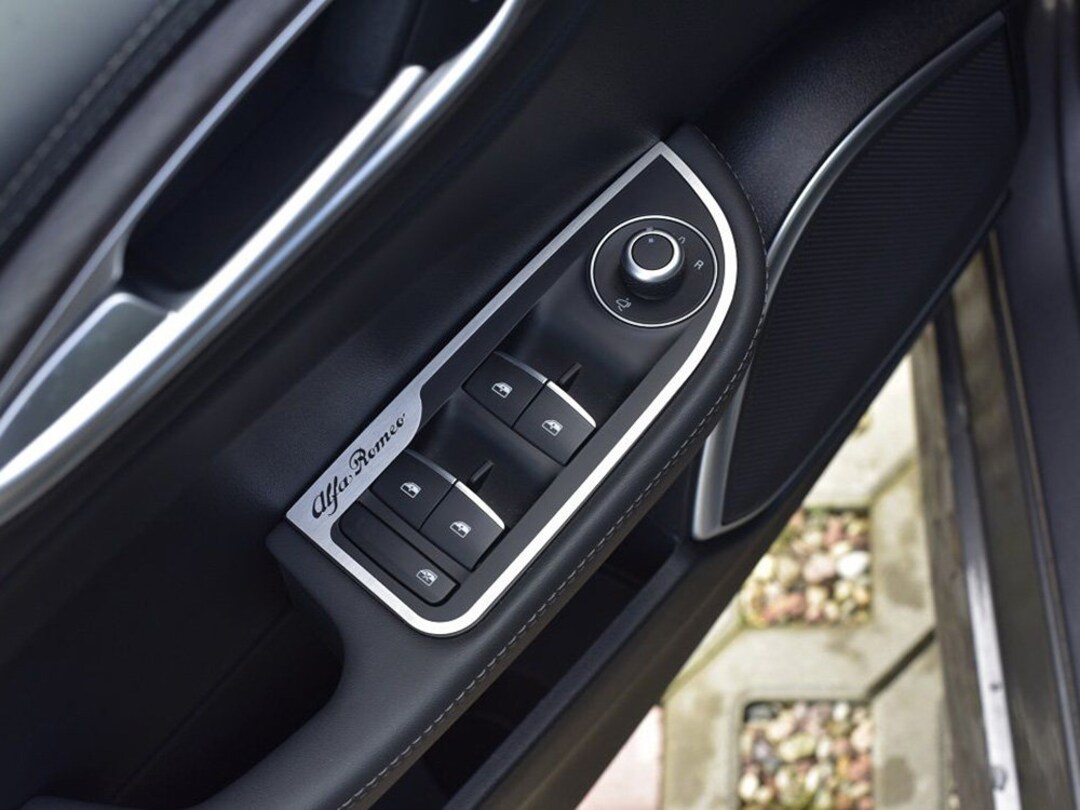 Alfa Romeo GIULIA Door Control Switches Cover 4pcs Custom Made ...