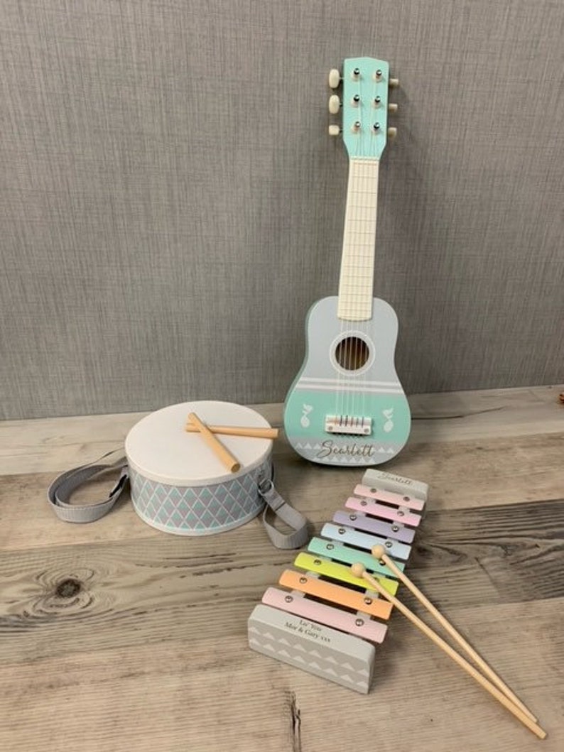 Personalised Unisex Pastel Musical Instruments Drum - Etsy