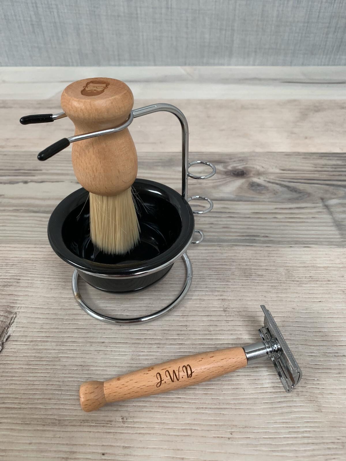 Personalised Shaving Kit With Accessories Men's Care | Etsy