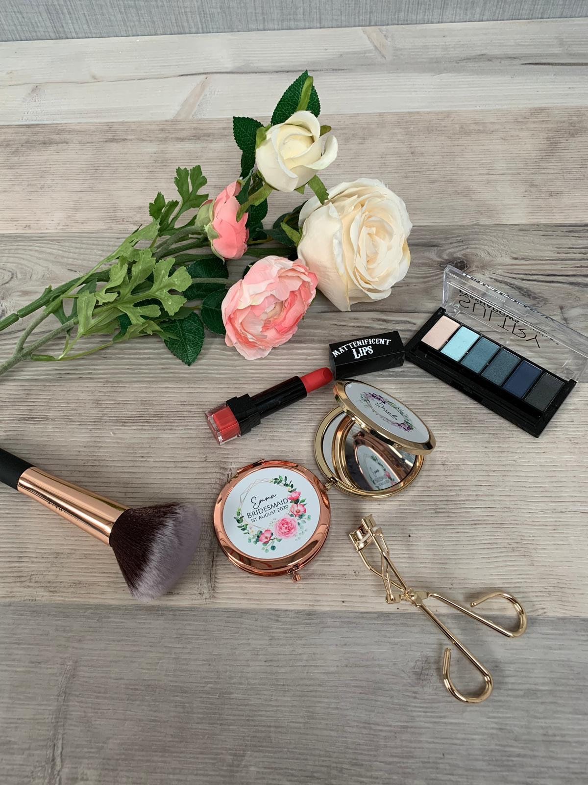 Jessica Range Personalised Compact Mirrors Bridesmaid Gift - Etsy