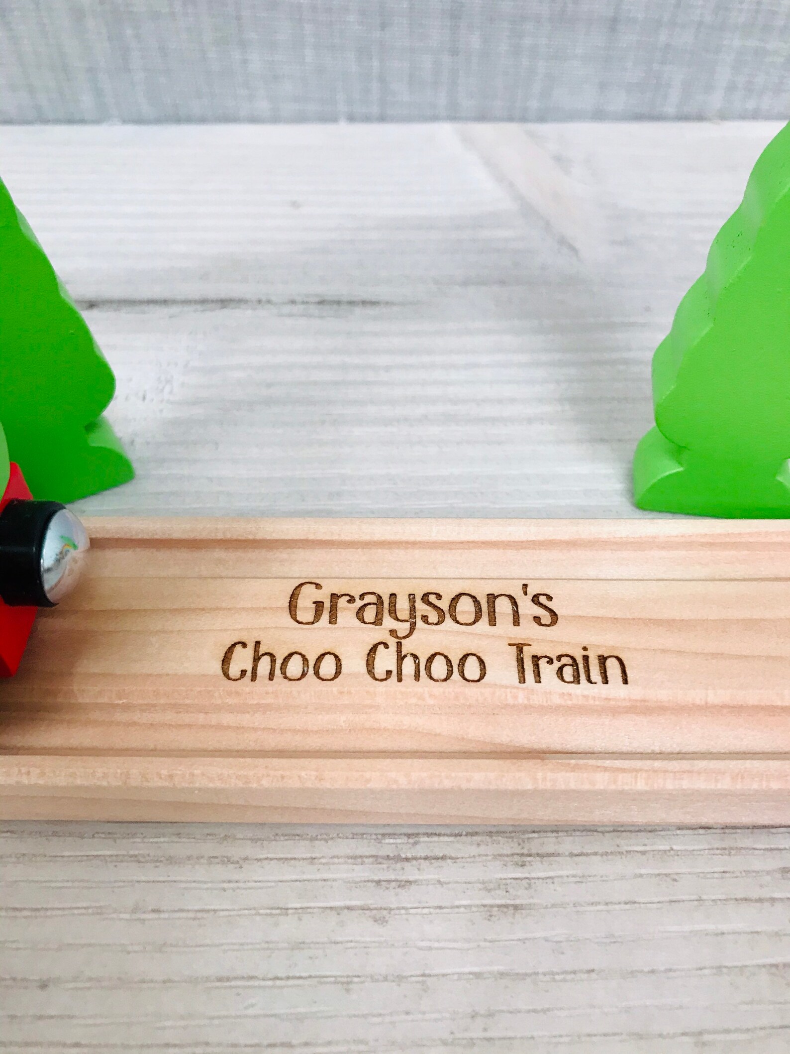 Personalised Wooden Train Set and Railway Train Toy - Etsy