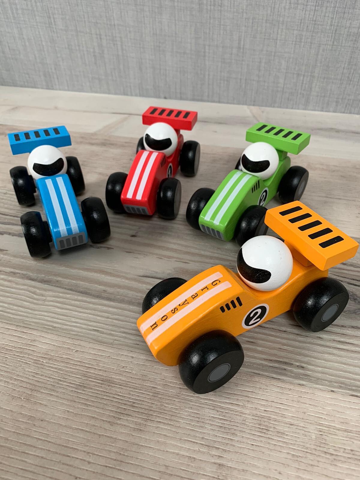 Personalised Wooden Racing Car Engraved Car Toy CE Tested | Etsy