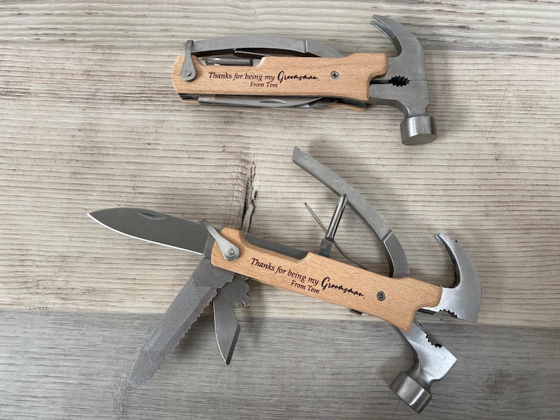 Personalised Multi Tool Hammer Multitool Hand Tools Gift - Etsy