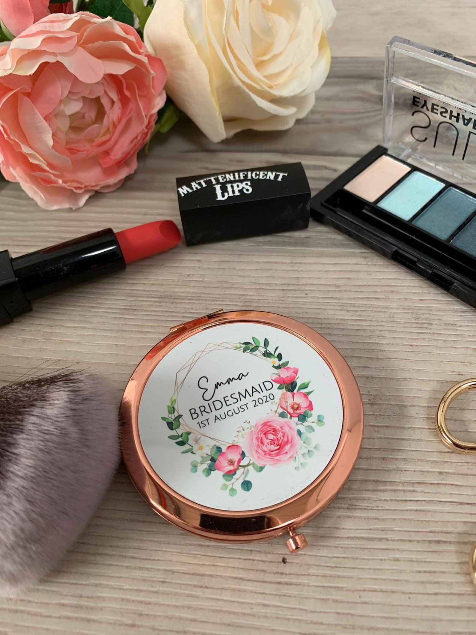 Jessica Range Personalised Compact Mirrors Bridesmaid Gift - Etsy