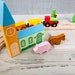 Personalised Wooden Train Set and Railway Train Toy - Etsy