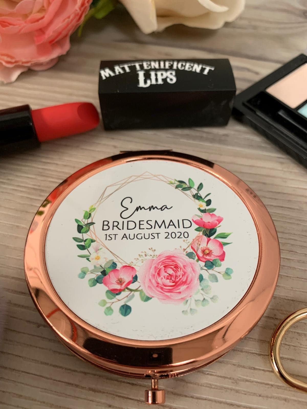 Jessica Range Personalised Compact Mirrors Bridesmaid Gift - Etsy