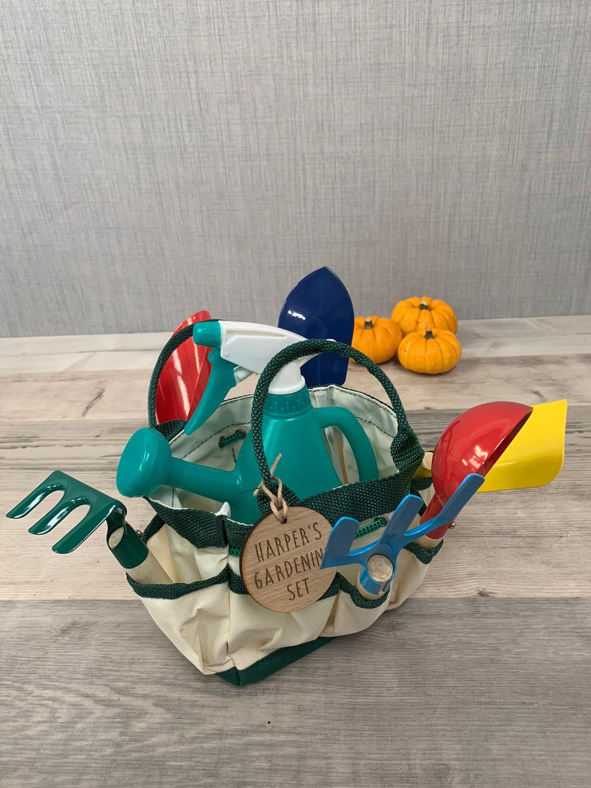 Personalised Children's Gardening Set - Wooden Garden Tools - Christmas ...