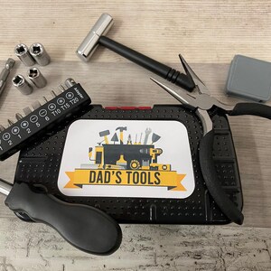 Personalised Tool Box With Tools - Father’s Day Gift - DIY Gift ...