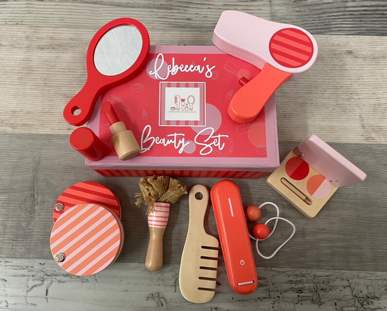 Personalised Beauty Set Makeup and Haircare Set With Carry | Etsy