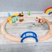 Personalised Wooden Train Set and Railway Train Toy - Etsy
