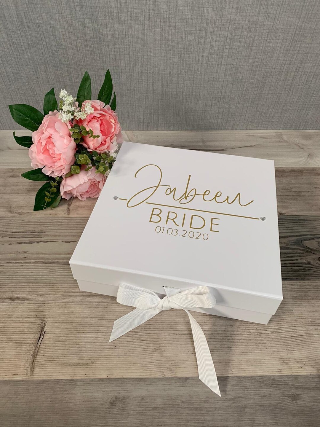 Personalised Wedding Gift Boxes - Bridesmaid Gift - Wedding Box ...