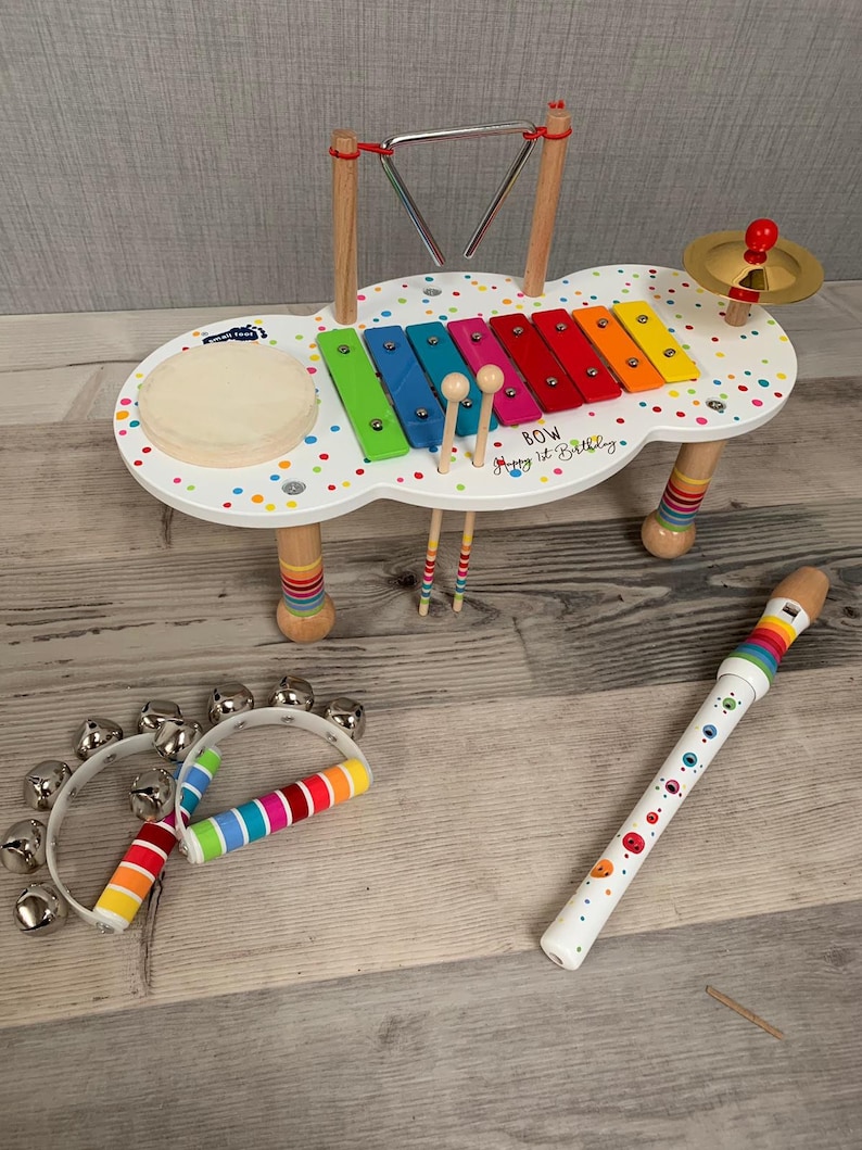 Personalised Music Table for Children Wooden Toy Gift for - Etsy