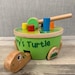 Personalised Wooden Turtle Game Wooden Turtle Toy - Etsy
