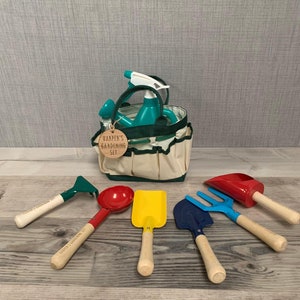 Personalised Children's Gardening Set - Wooden Garden Tools - Christmas ...