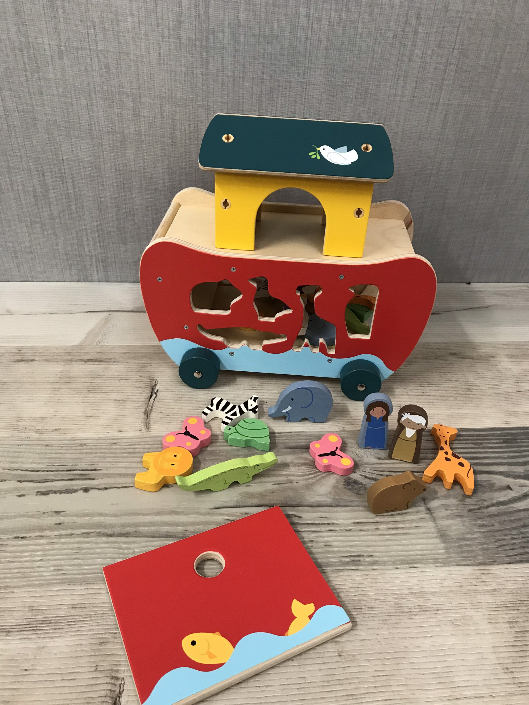 Personalised Noahs Ark Shape Sorter Wooden Toys Birthday - Etsy