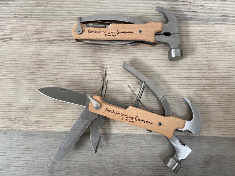 Personalised Multi Tool Hammer Multitool Hand Tools Gift - Etsy