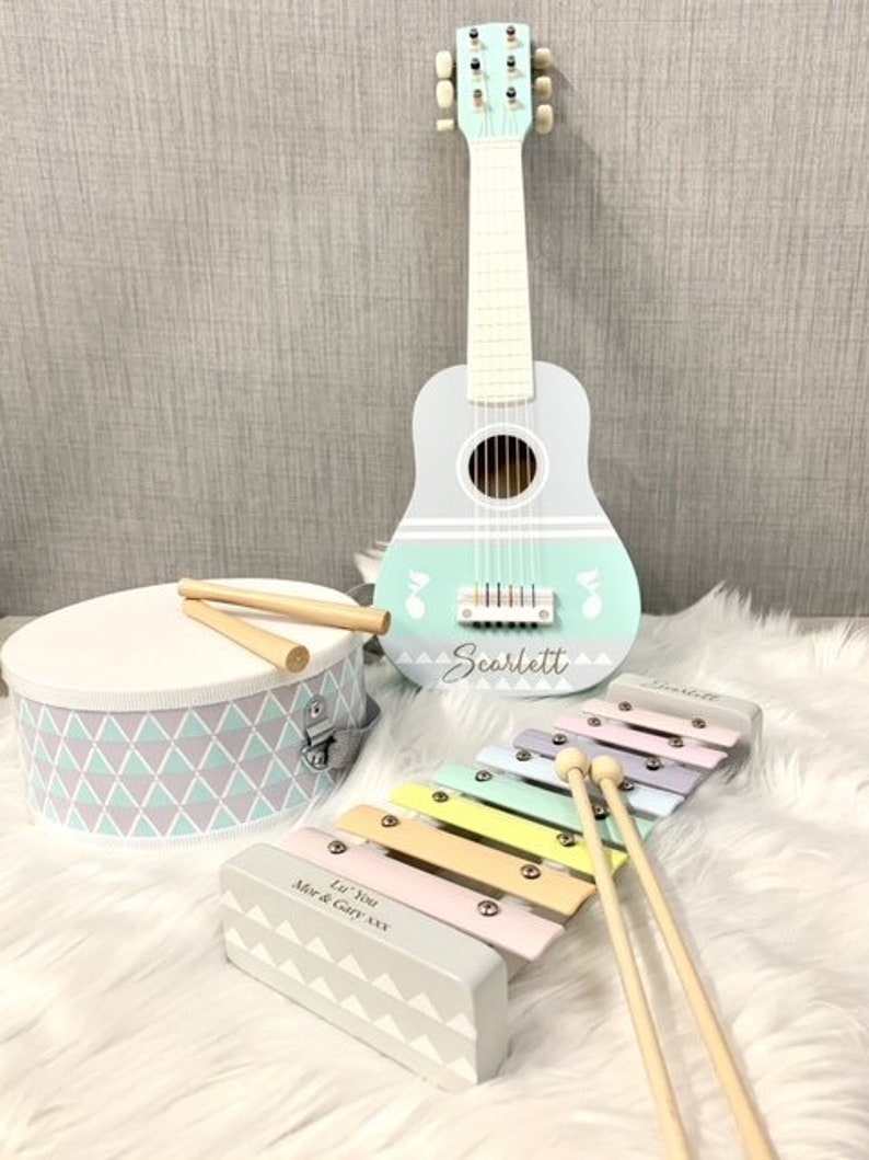 Personalised Unisex Pastel Musical Instruments Drum - Etsy