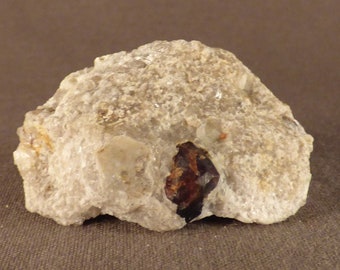 Namibian Natural Red Pyrope Garnet in Quartz Specimen 46mm - Etsy