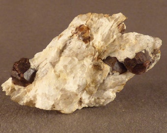 Namibian Natural Red Pyrope Garnet in Quartz Specimen 46mm - Etsy