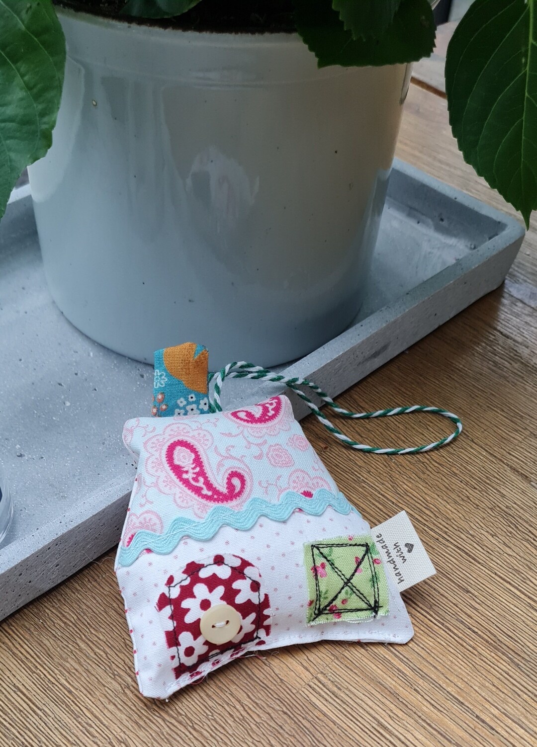 House Pendant/ Fabric Pendant/ House Made of Fabric/ Scandinavian ...
