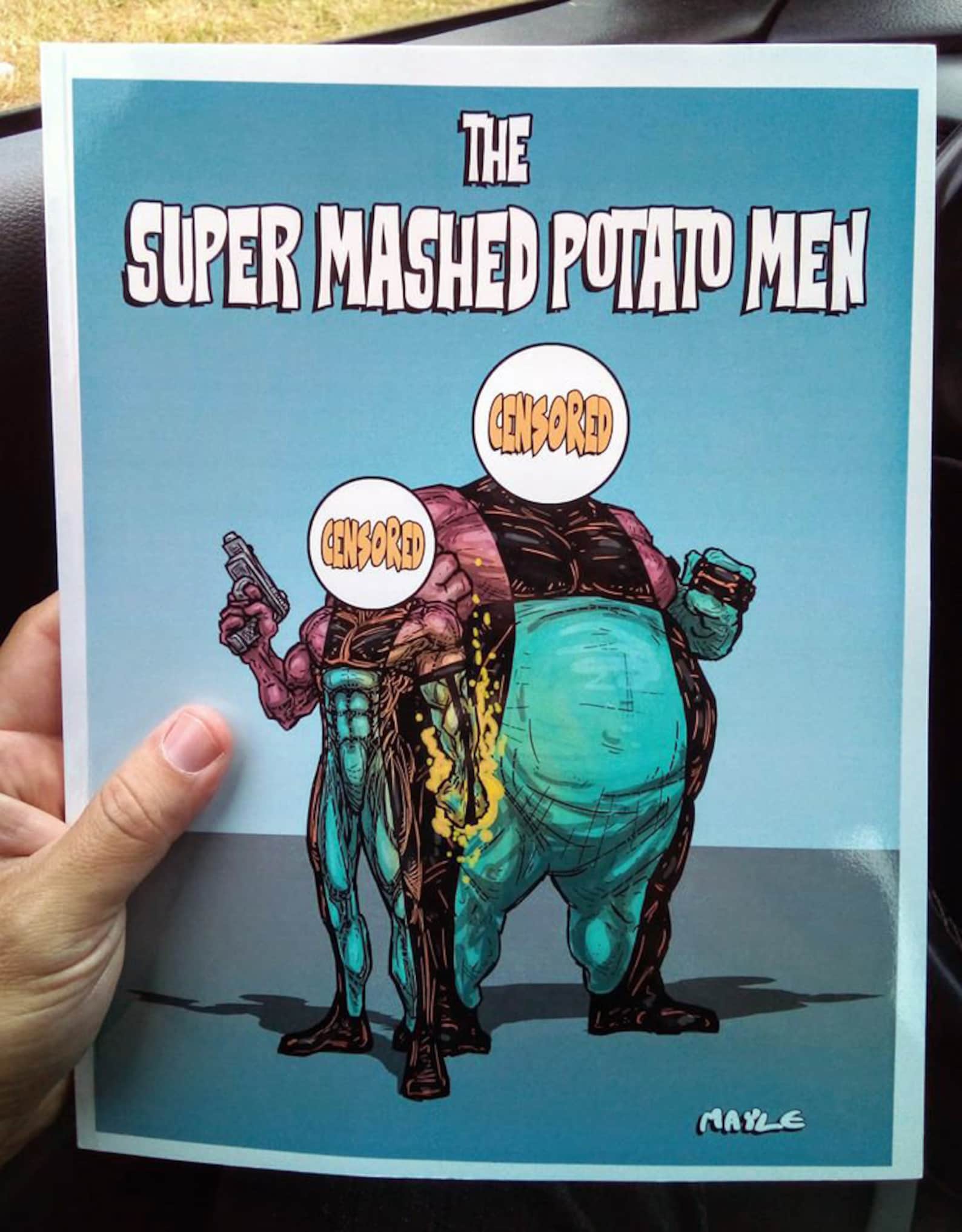 The Super Mashed Potato Men Book (signed) - Etsy