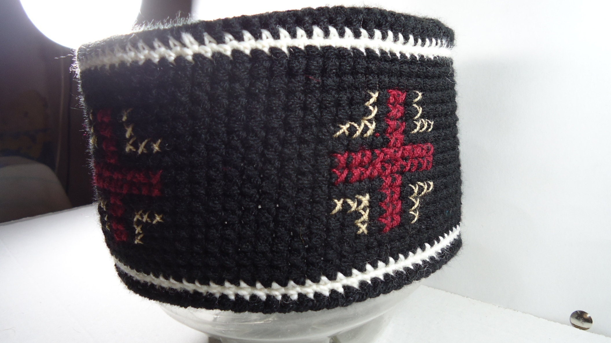 Georgian Headdress Khevsurian Hat Georgian National Georgian Headdress ...