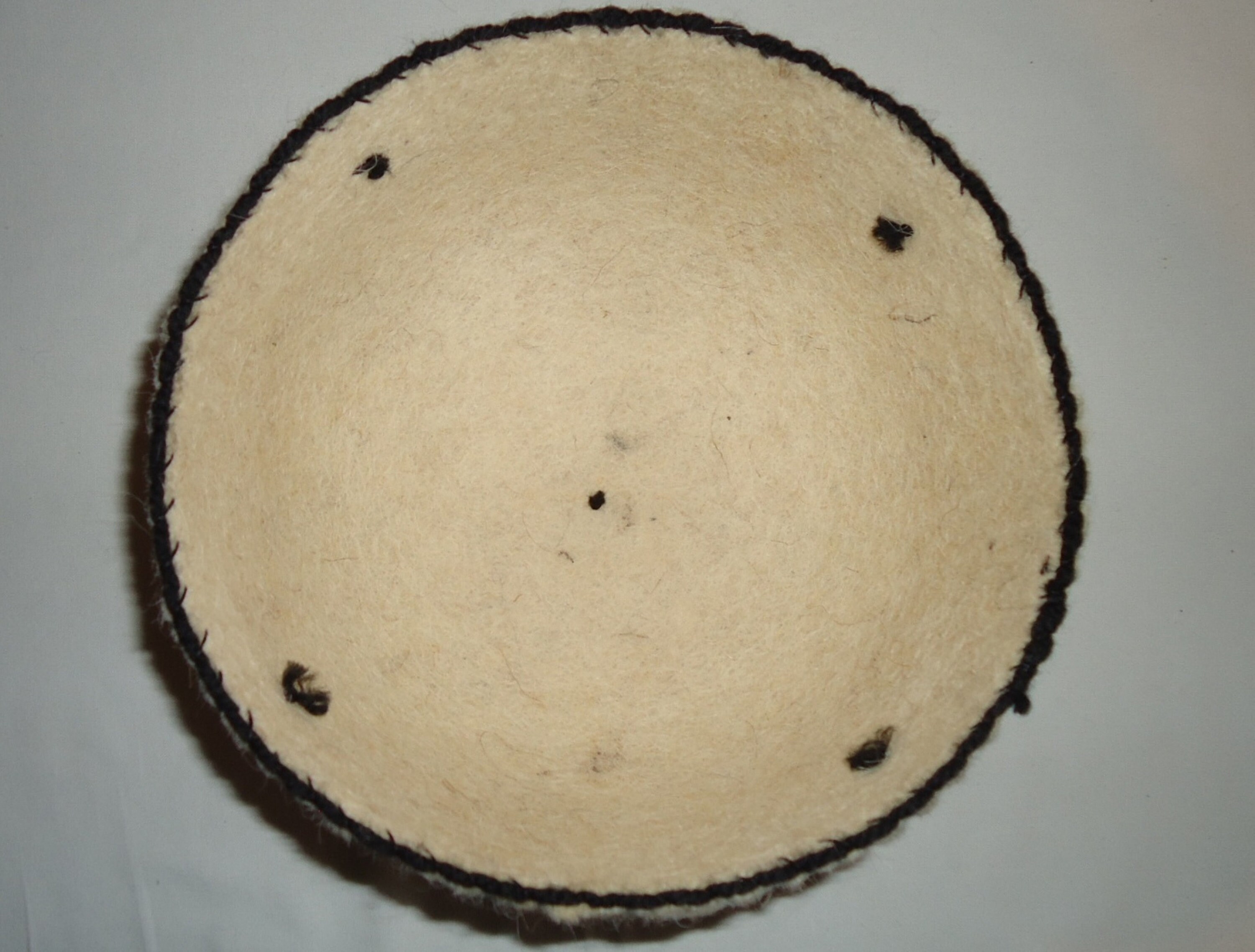 Traditional Felt Svan Hat: Georgian Wool Hat With Cross Stitch - Etsy