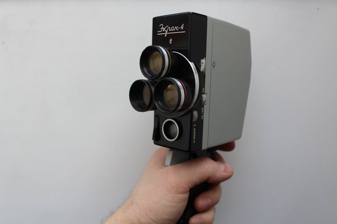 USSR Camera, Vintage Soviet Movie Ekran 4, 8mm,vintage Soviet Film ...