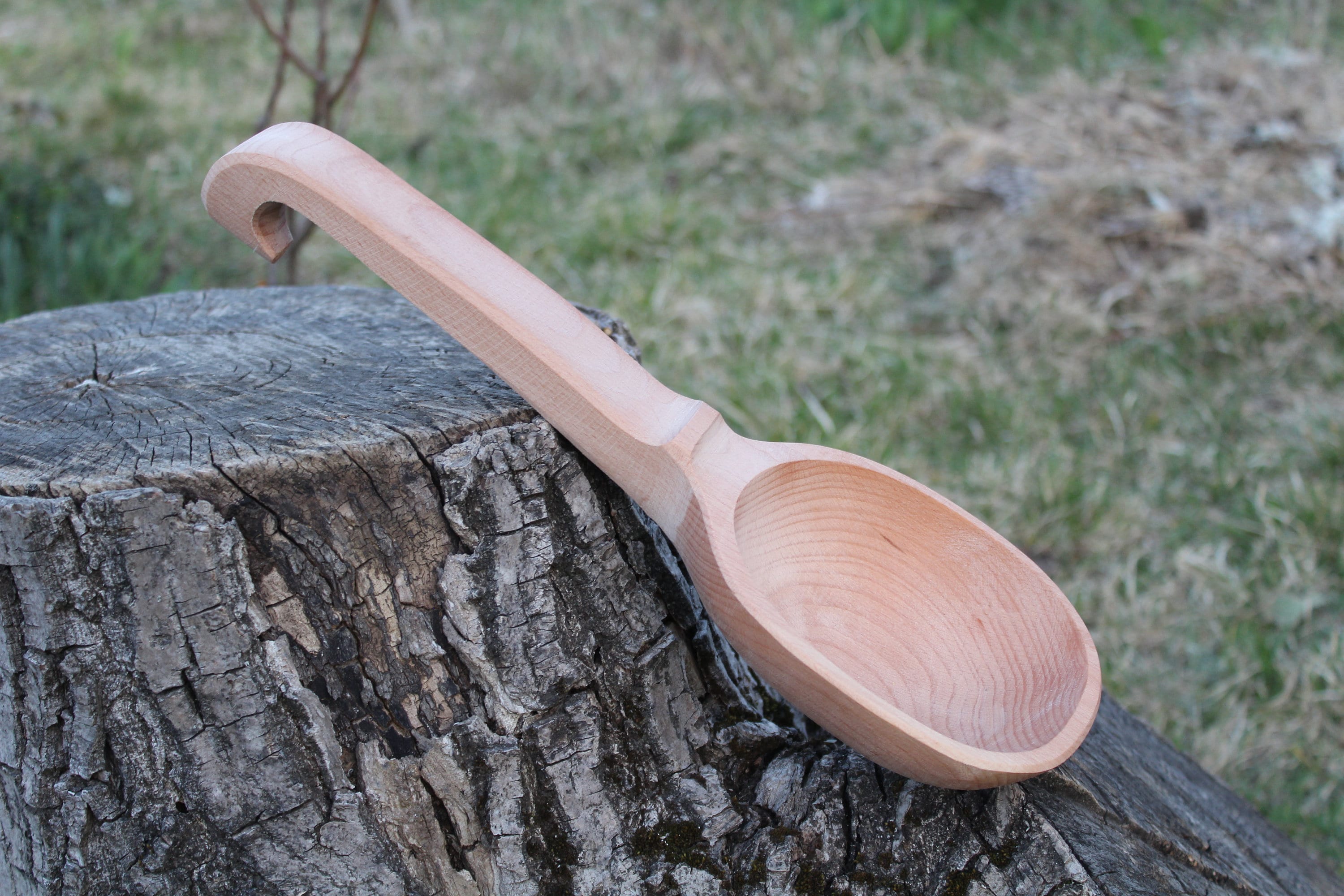 Wooden Scoop.wooden Sauce Ladle.handmade Ladle.alder | Etsy