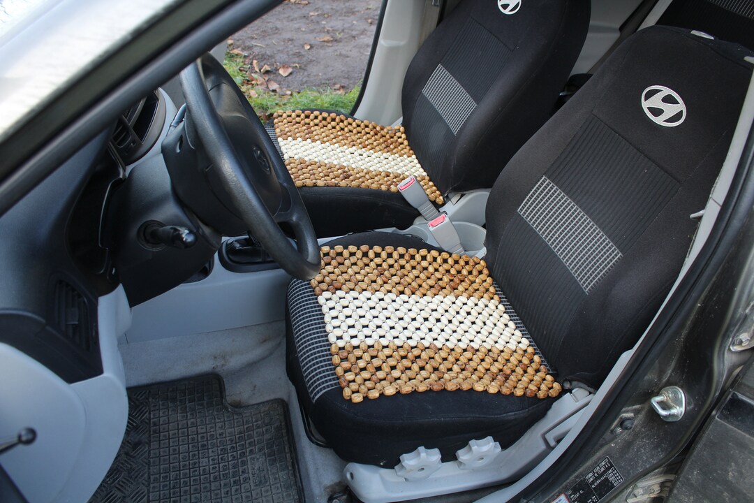 Pair Of Сar Covers Car Seat Massager Car Wood Cover Car Cape Wooden Massager Wooden Car