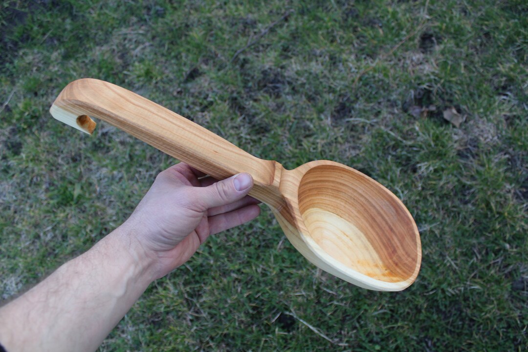 Wooden Scoop.wooden Sauce Ladle.handmade Ladle.alder Scoop.cooking ...