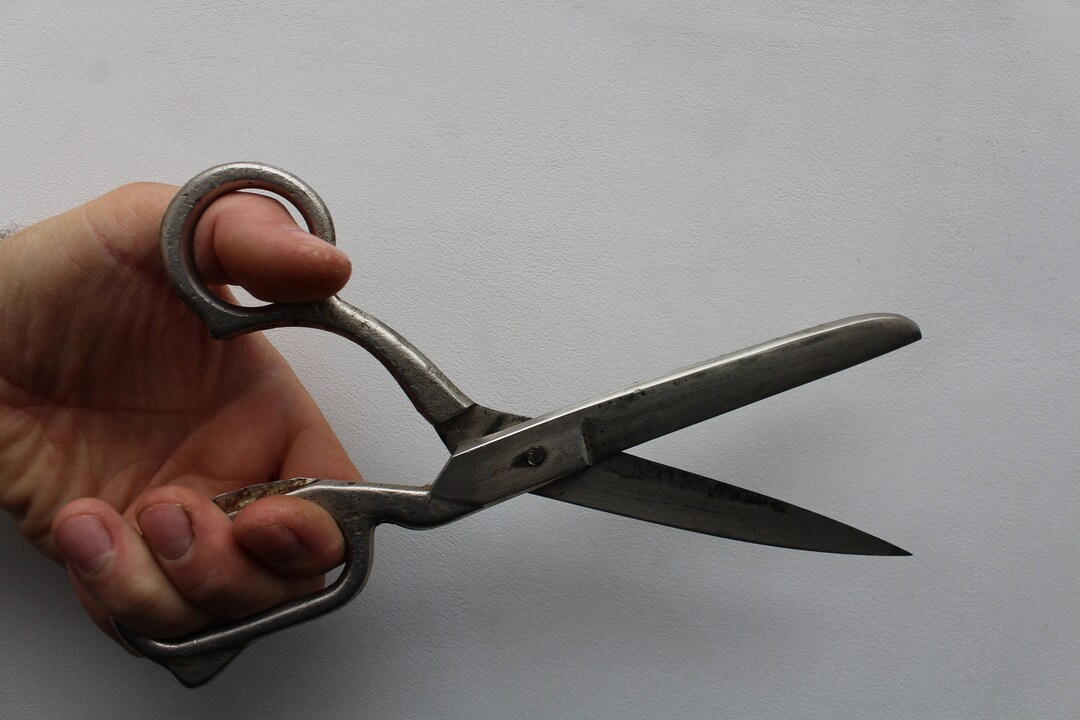 Soviet Large Scissors, Paper Scissor, Weathered Scissor, USSR Scissor ...
