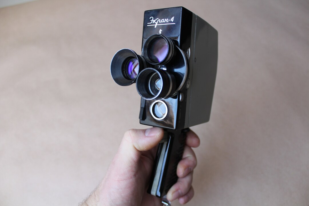 Vintage Soviet Movie Ekran 4, 8mm,vintage Soviet Film Camera ...