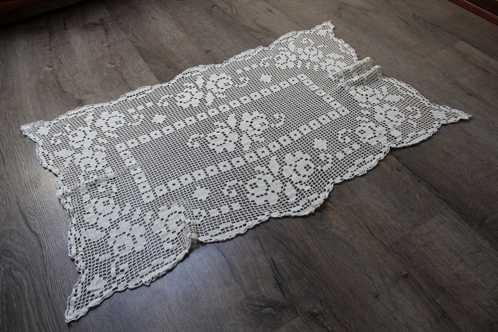 Doilies Rectangular Pineapple. Doily Vintage Pattern. - Etsy