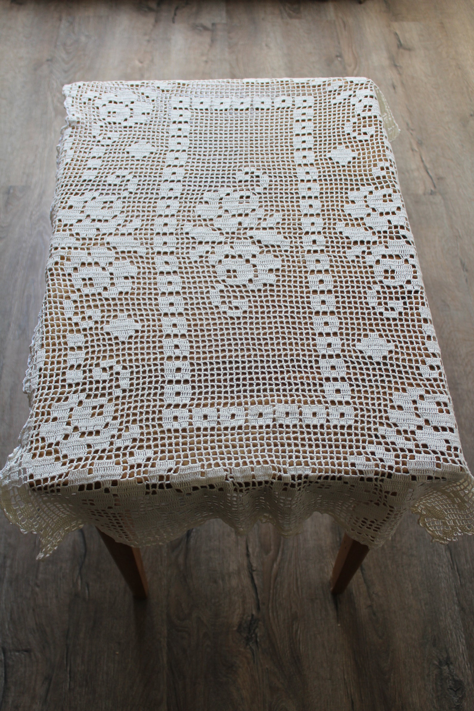 Doilies Rectangular Pineapple. Doily Vintage Pattern. - Etsy