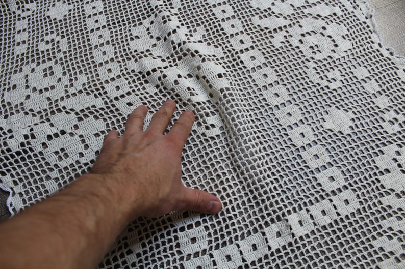 Doilies Rectangular Pineapple. Doily Vintage Pattern. - Etsy