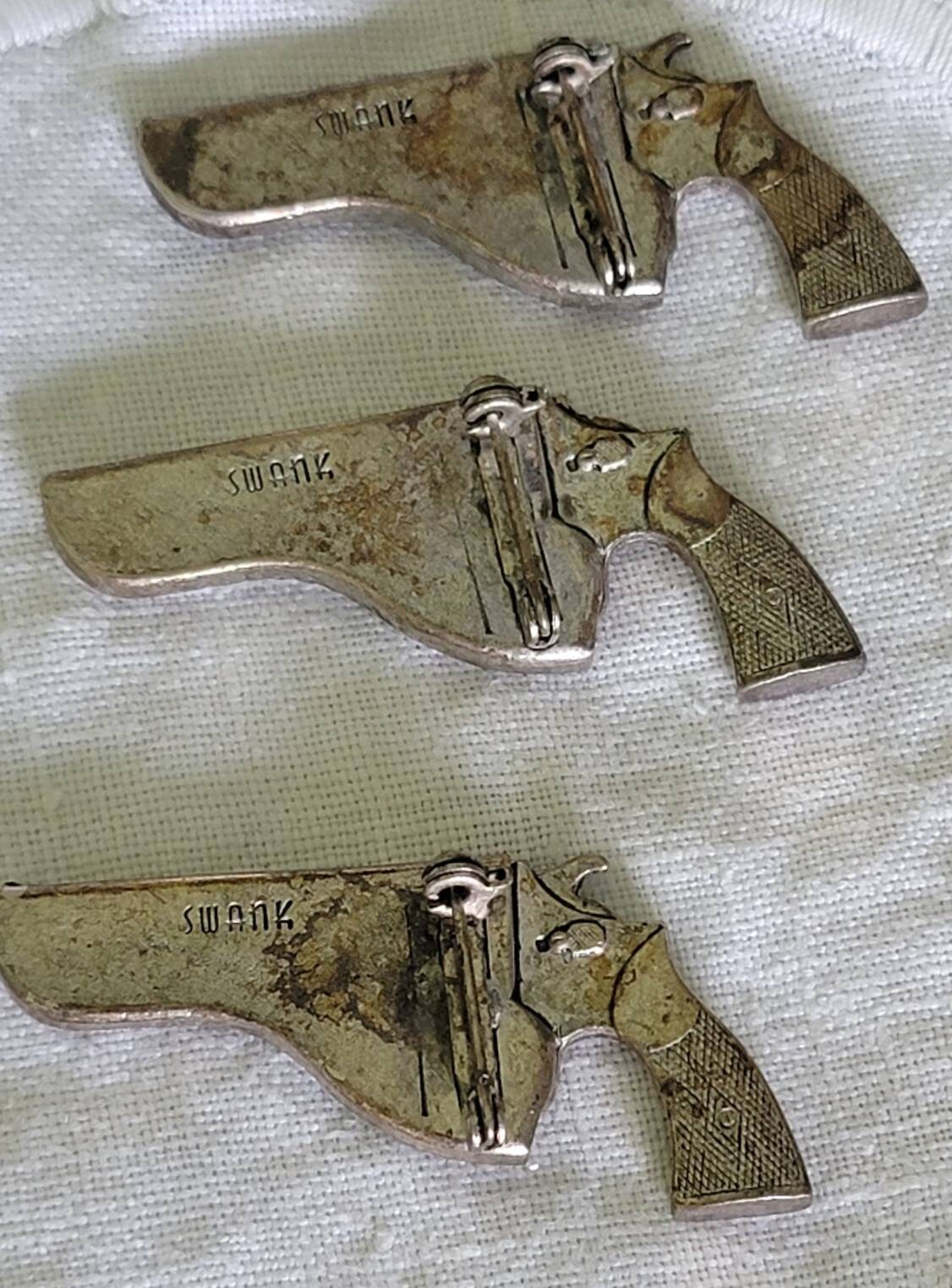 Swank Pistol in Holster Pins - Etsy