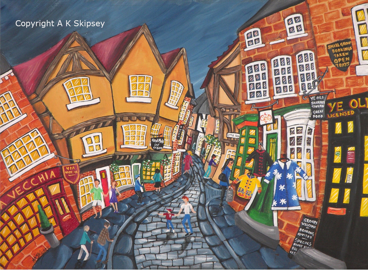 The Shambles Print Shambles York Shambles Art Print York | Etsy UK