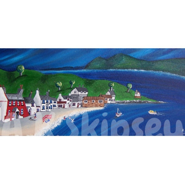Seaside Painting - Etsy UK