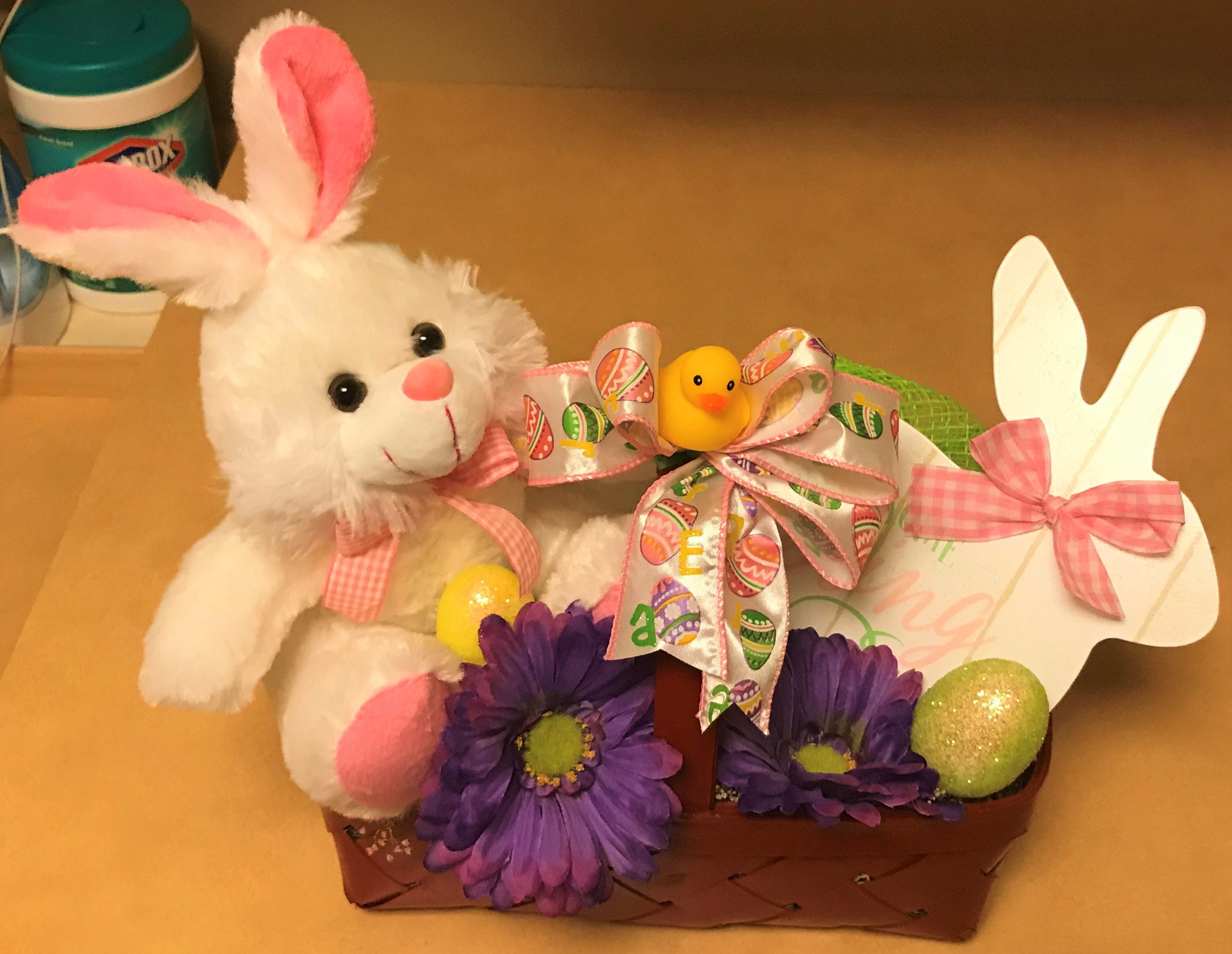 Spring Deco Mesh Table Centerpiece Easter Decor Home Decor - Etsy