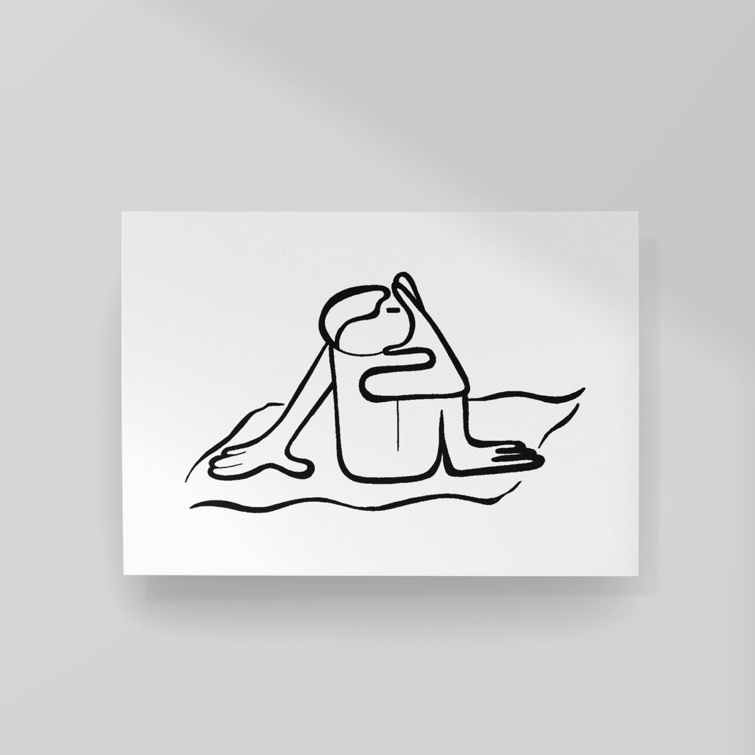 The Thinker - A4 - Etsy