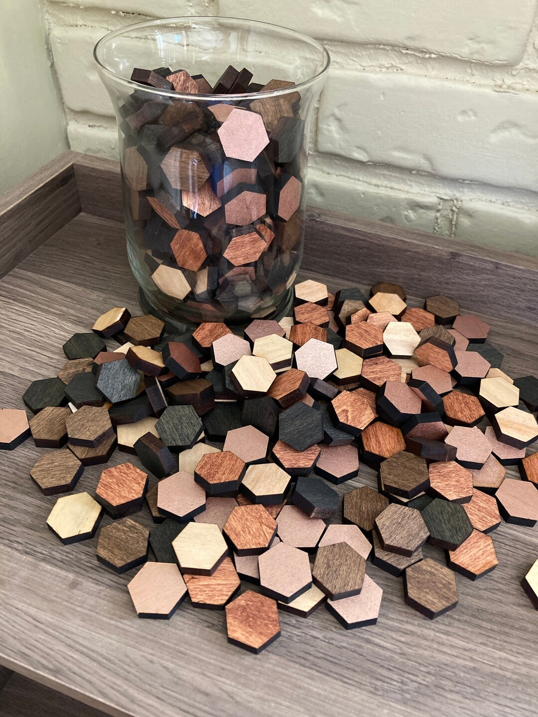 Hexagon Vase Fillers - Etsy