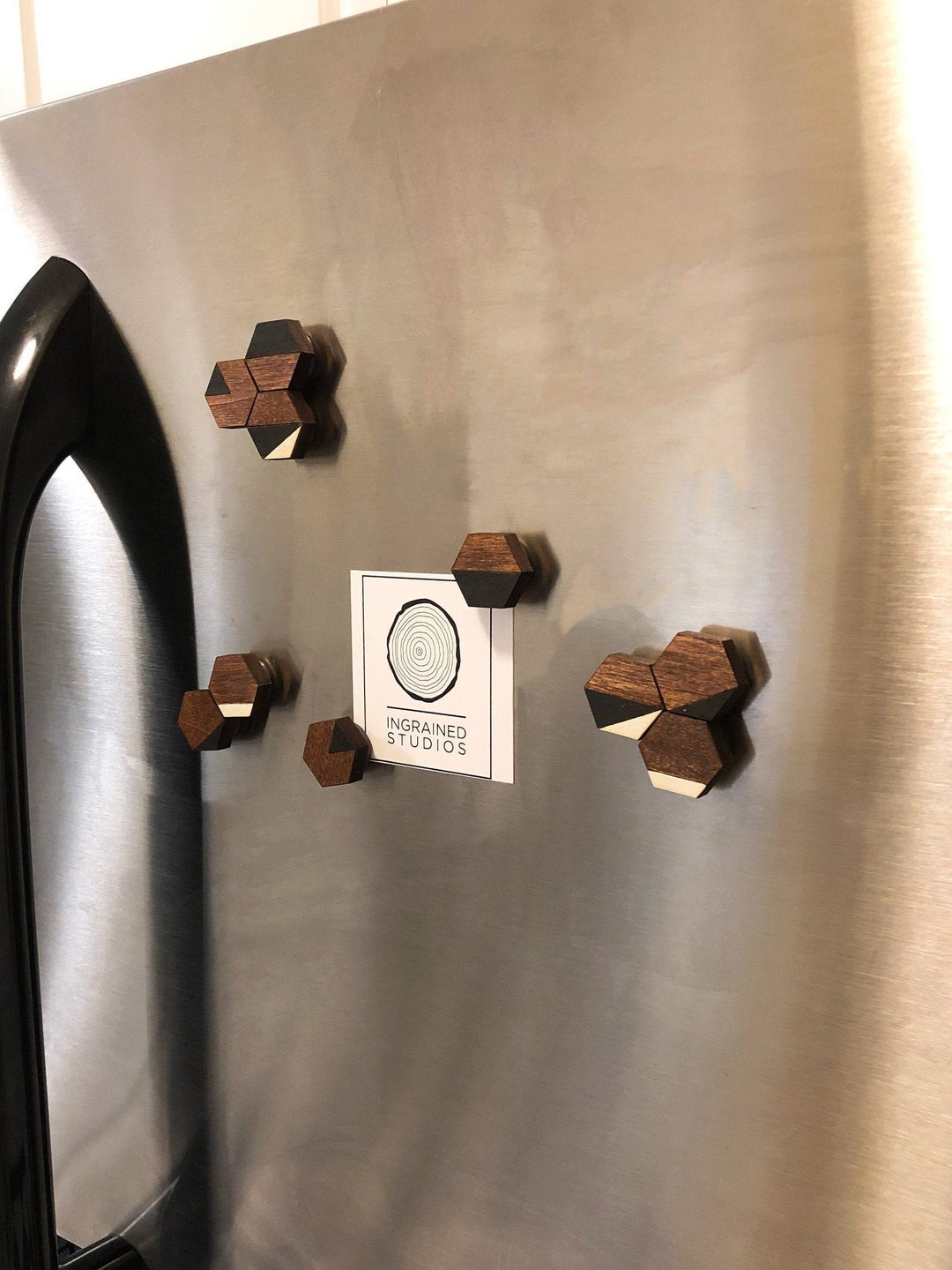 Hexagon Magnets With Geometric Patterns - Etsy