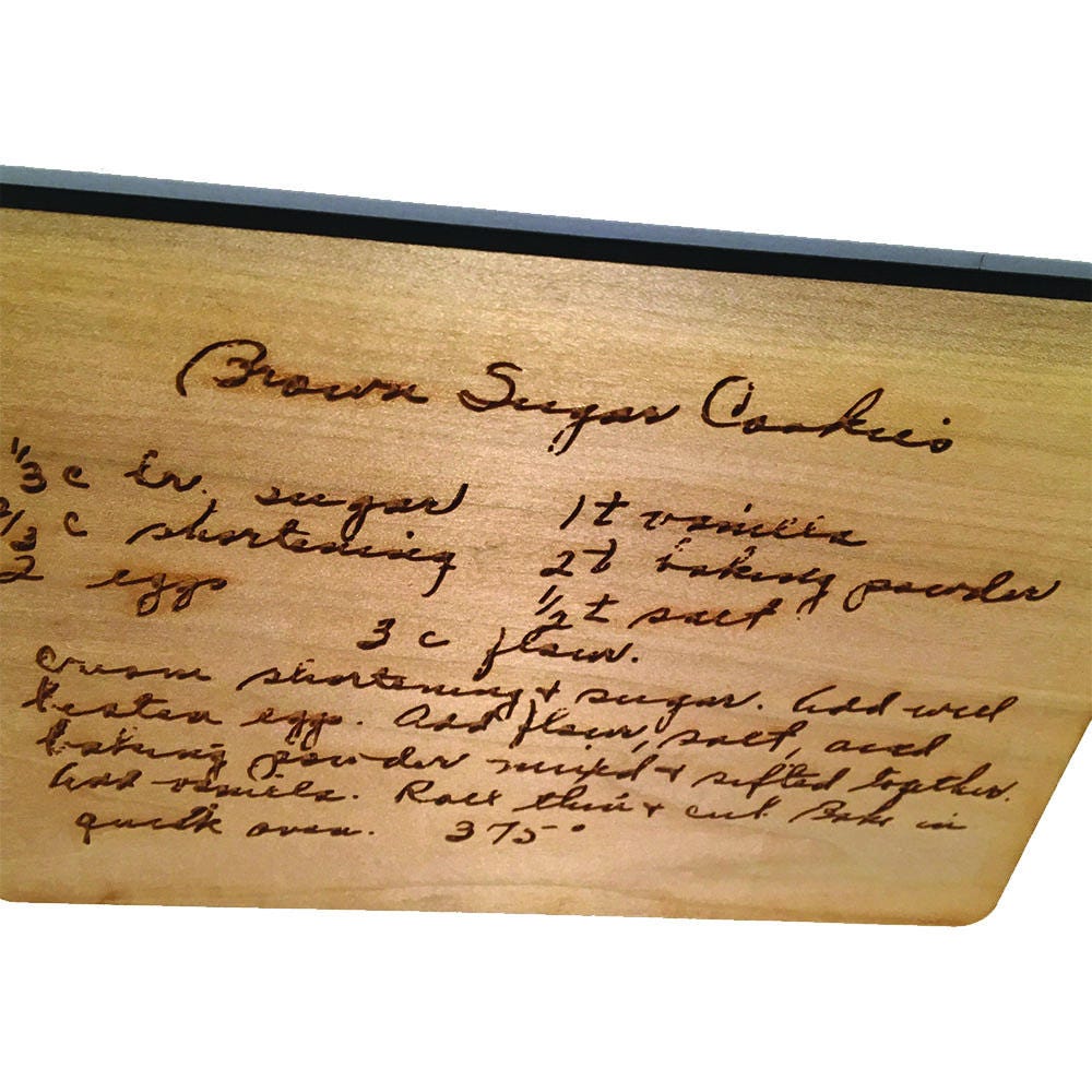 Handwritten Recipe Wall Hanging | Etsy