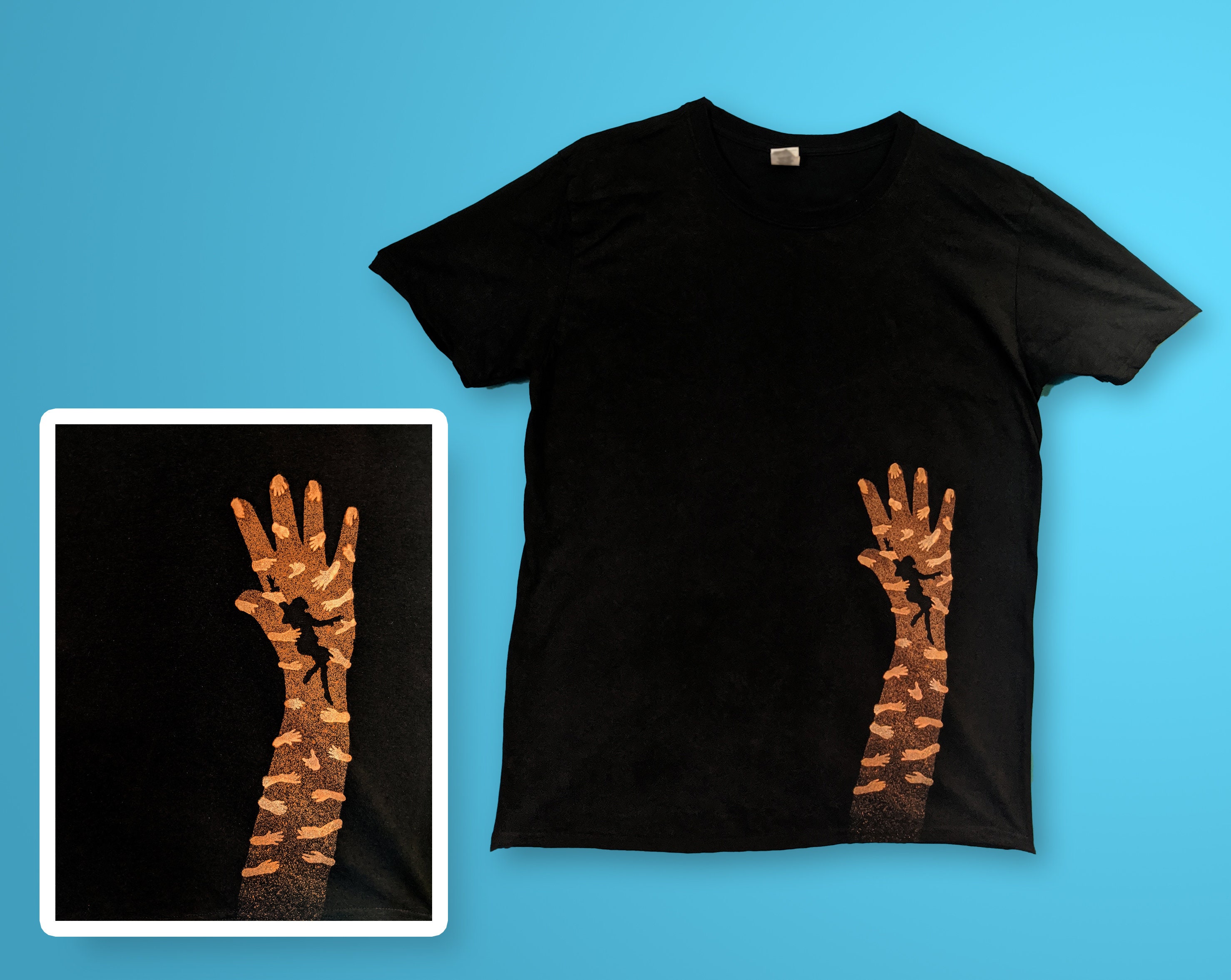 Labyrinth "helping Hands" Graphic T-shirt | Jim Henson Shirt | Men's ...