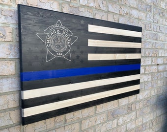 Chicago Police Flag | Etsy