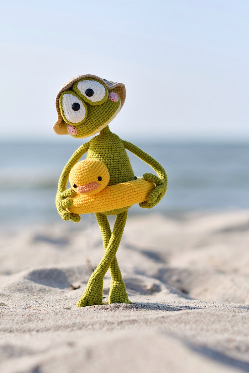 Amigurumi Cute Summer Frog on Vacation PDF ENGLISH Crochet - Etsy