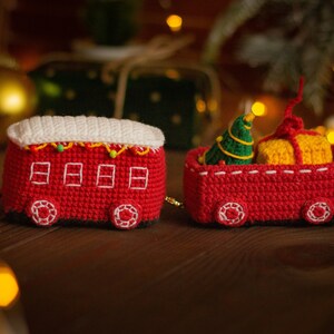 Crochet Pattern for Christmas Train Amigurumi, PDF Pattern in English ...